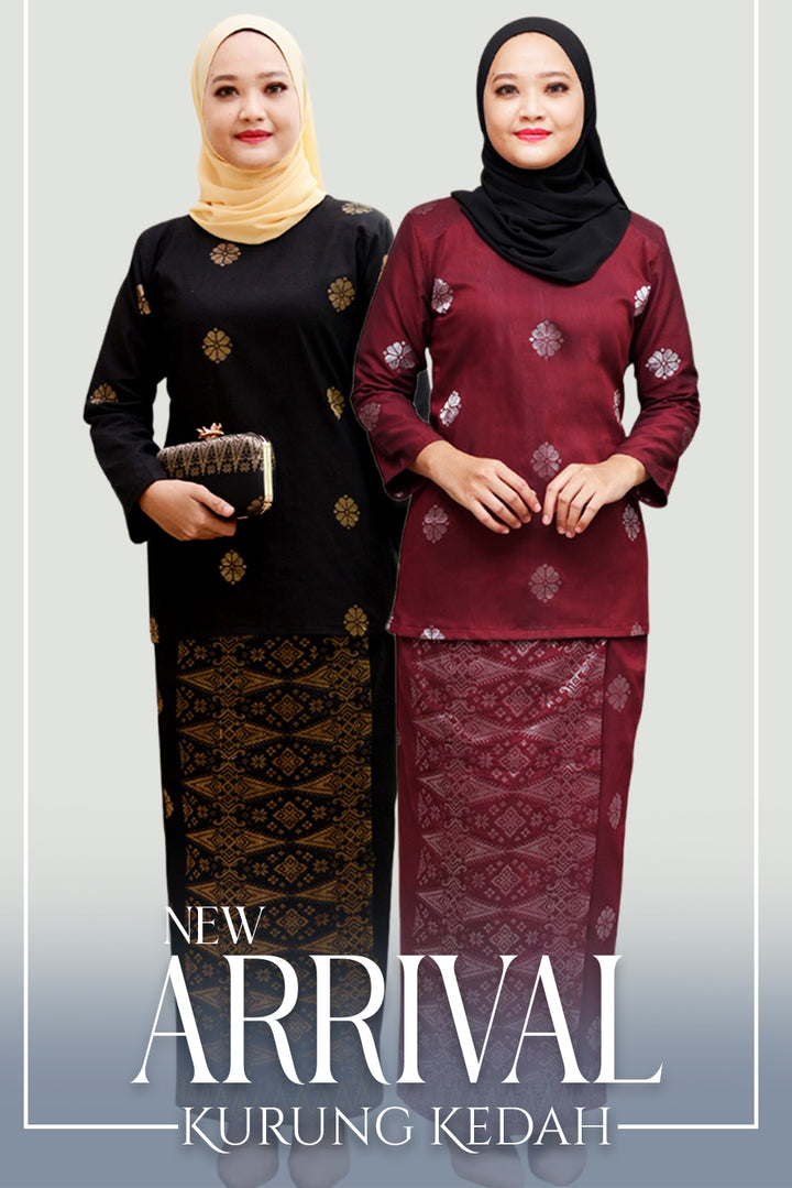 Baju Kurung Songket Tenun ┃Baju Kurung Moden 2024