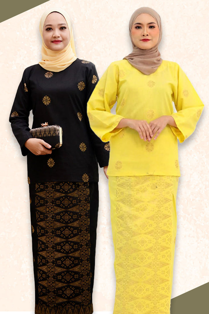Baju Kurung Songket Tenun ┃Baju Kurung Moden 2024