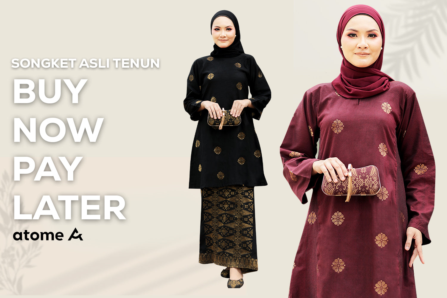 Baju Kurung Songket Tenun ┃Baju Kurung Moden 2024